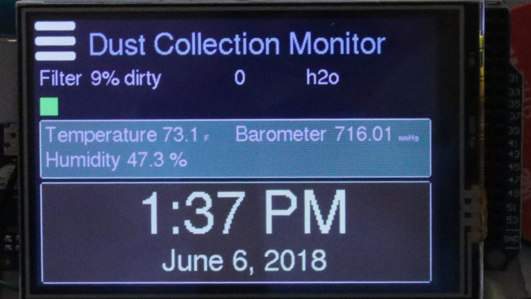 Dust Collection Monitor - AstroSteve's Woodworking